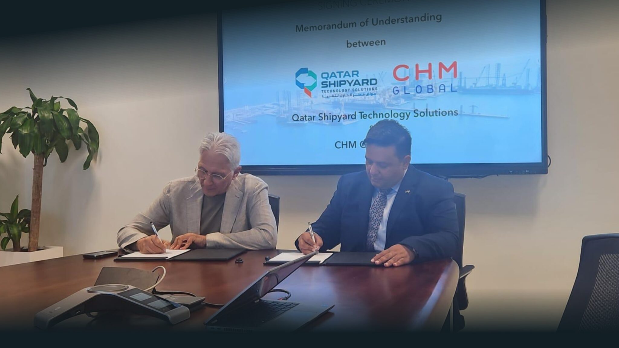 MOU Signed Between CHM Global, Qatar, & Qatar Shipyard Technology Services – CASA Shipping